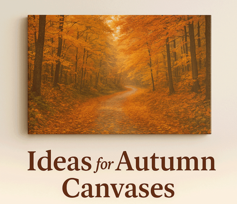 Autumn Canvas Prints: Inspiration, Colors, and Creative Ideas for ...